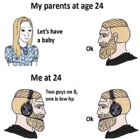 Me at 24, 34 and 44. - 9GAG