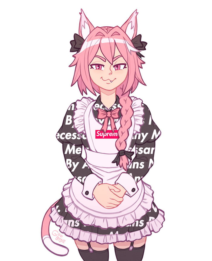 Astolfo with the cat maid drip - 9GAG