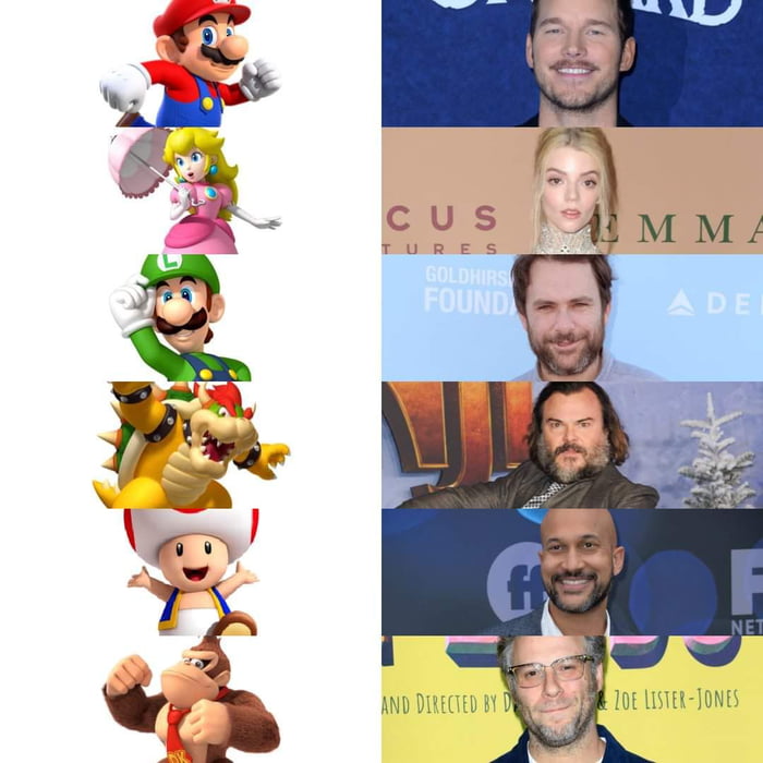 Nintendo revealed the voice cast for the upcoming animated Mario movie ...