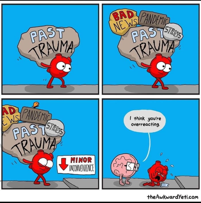 All it takes is 1 push ... off the edge - 9GAG