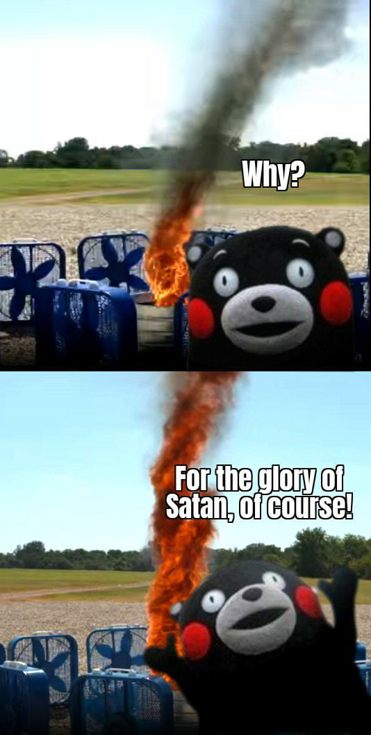 Fire Tornado made by using multiple fans. Why, you ask? - 9GAG