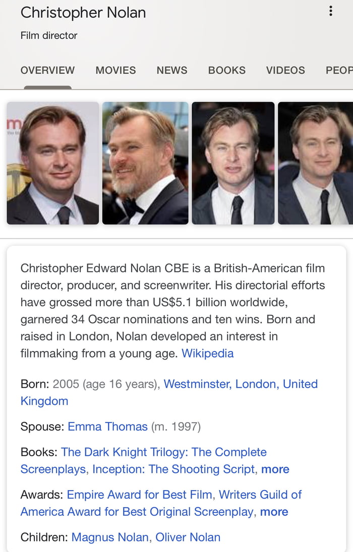 Nolan has achieved too much for a 16 year old. - 9GAG