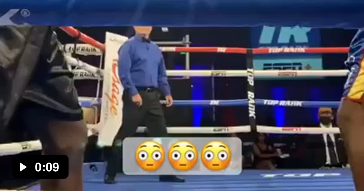 Boxer shows restraint when he could have destroyed his opponent - 9GAG