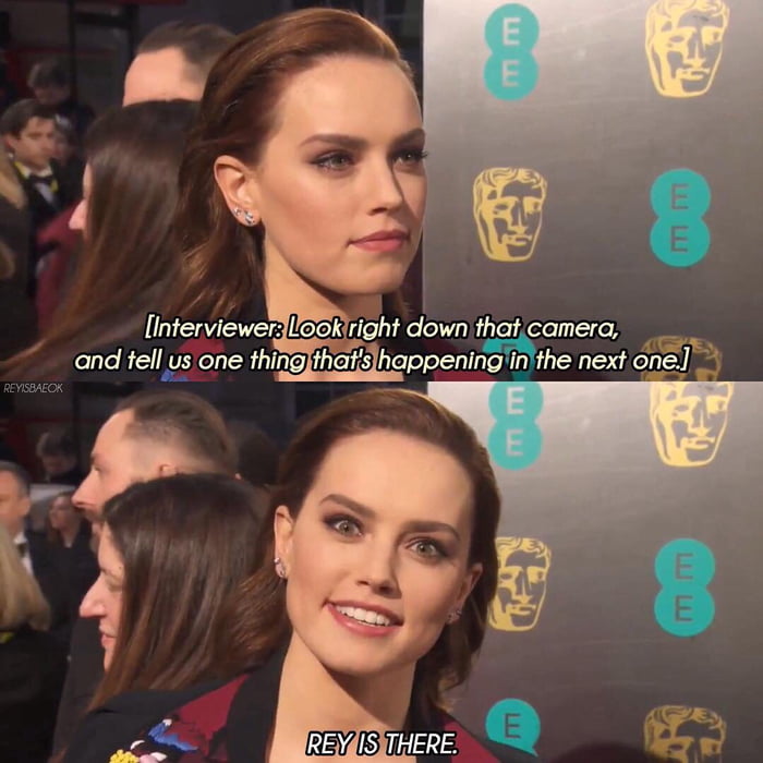 Daisy Ridley slipped a spoiler for Star Wars: The Last Jedi in an ...