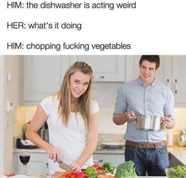 Cutting vegetables ... - 9GAG