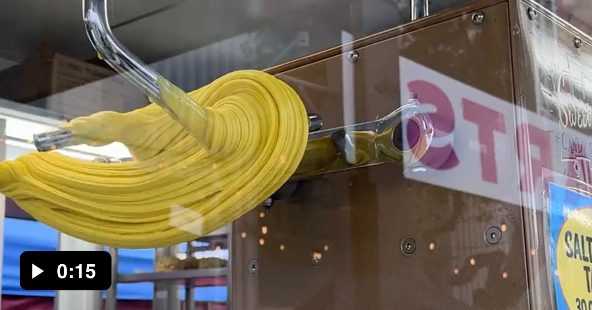 Saltwater Taffy Pulling Machine - 9GAG