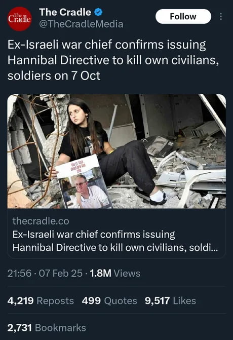 Hannibal Directive - 9GAG