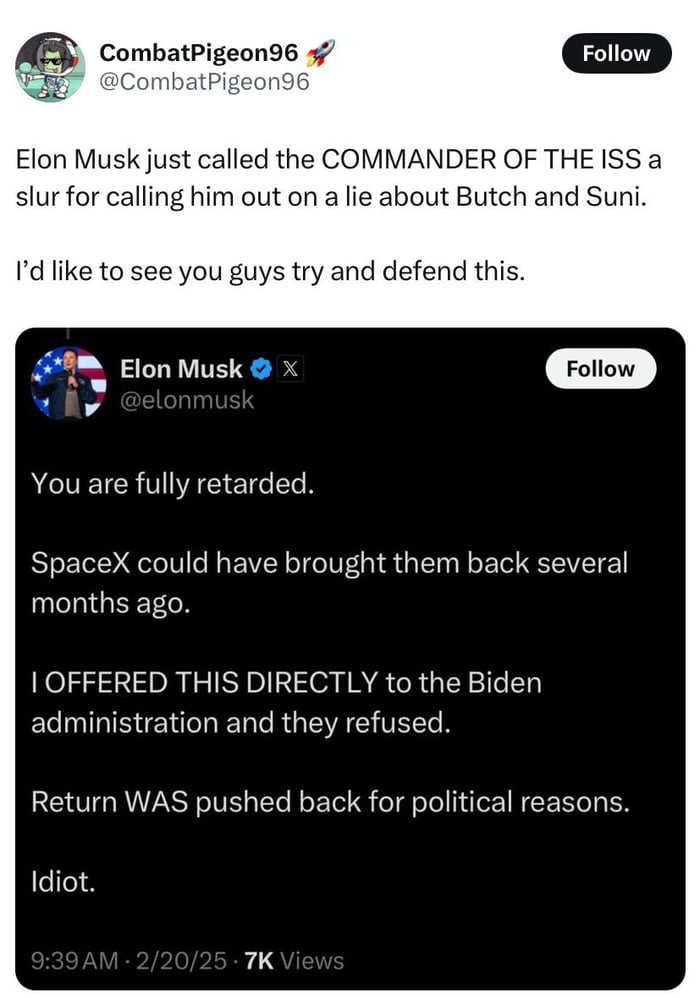 He removed a community note explaining the situation before making that commen - 9GAG