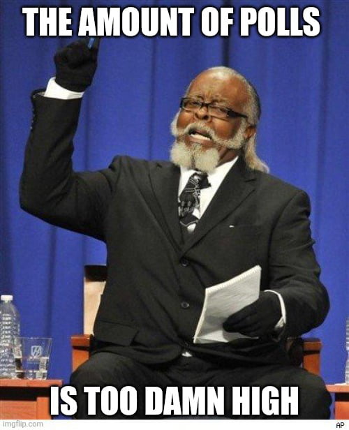 A poll within a meme about polls being in memes - 9GAG