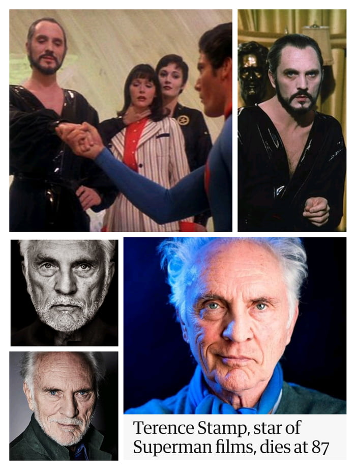 RIP Terence Stamp. Let's all kneel to general Zod - 9GAG