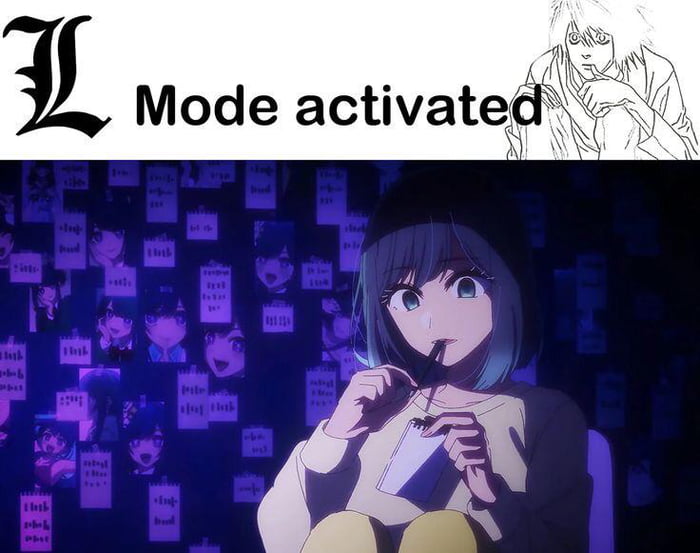 L Mode activated... but who is she investigating? - 9GAG