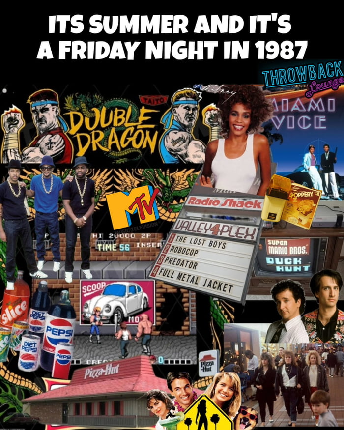 The ultimate Friday night flashback to 1987. - 9GAG