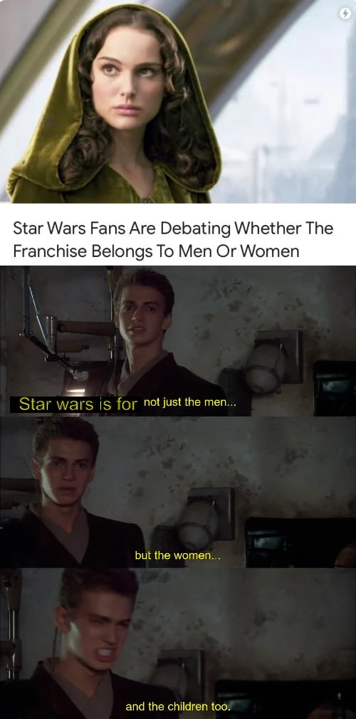 Star Wars is for everyone, even the kids who cry when Jar Jar Binks is on screen - 9GAG