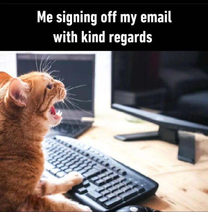 Work emails are turn based combat - 9GAG