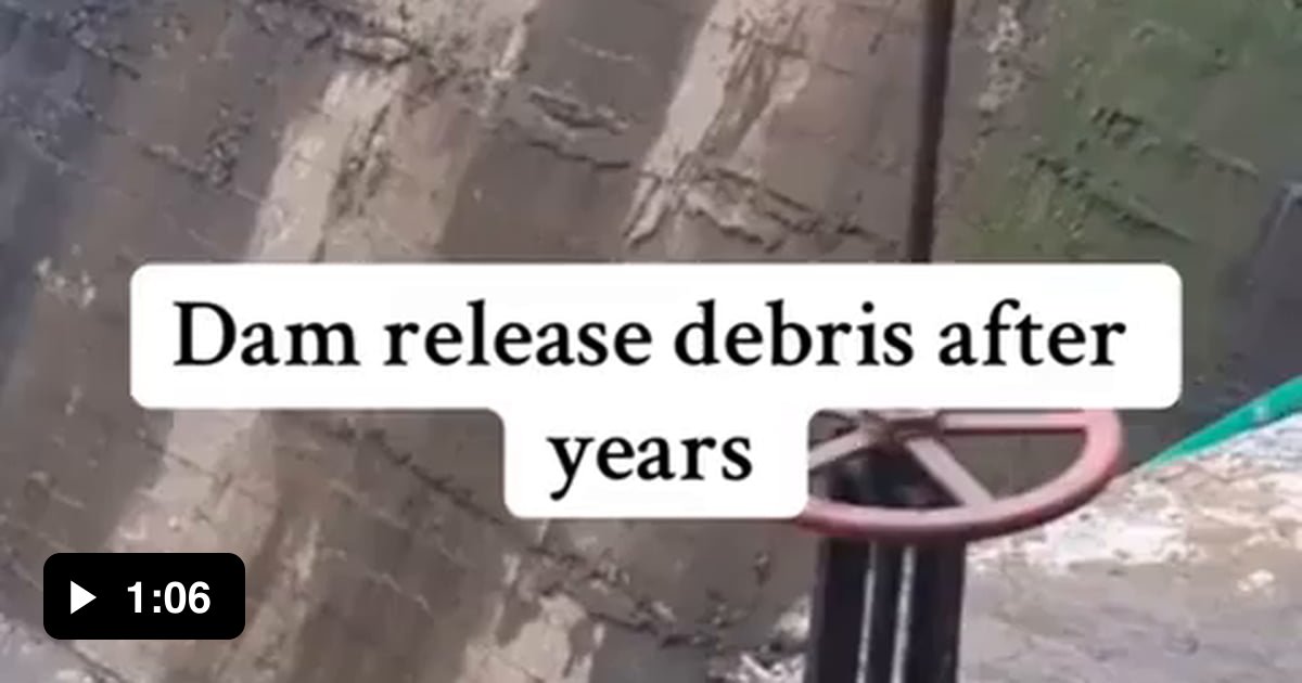 Releasing dam water - 9GAG