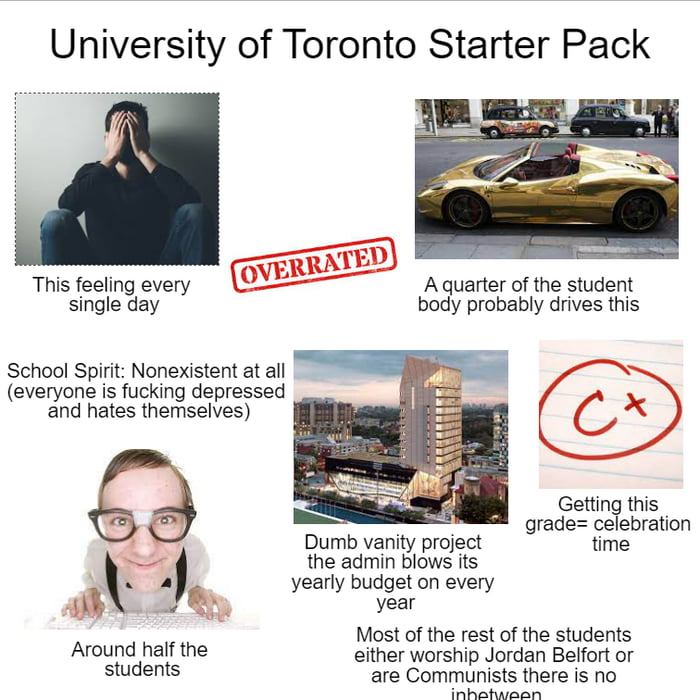 University of Toronto Starter Pack - 9GAG