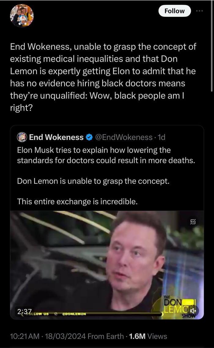 Elon and End Wokeness are both morons - 9GAG