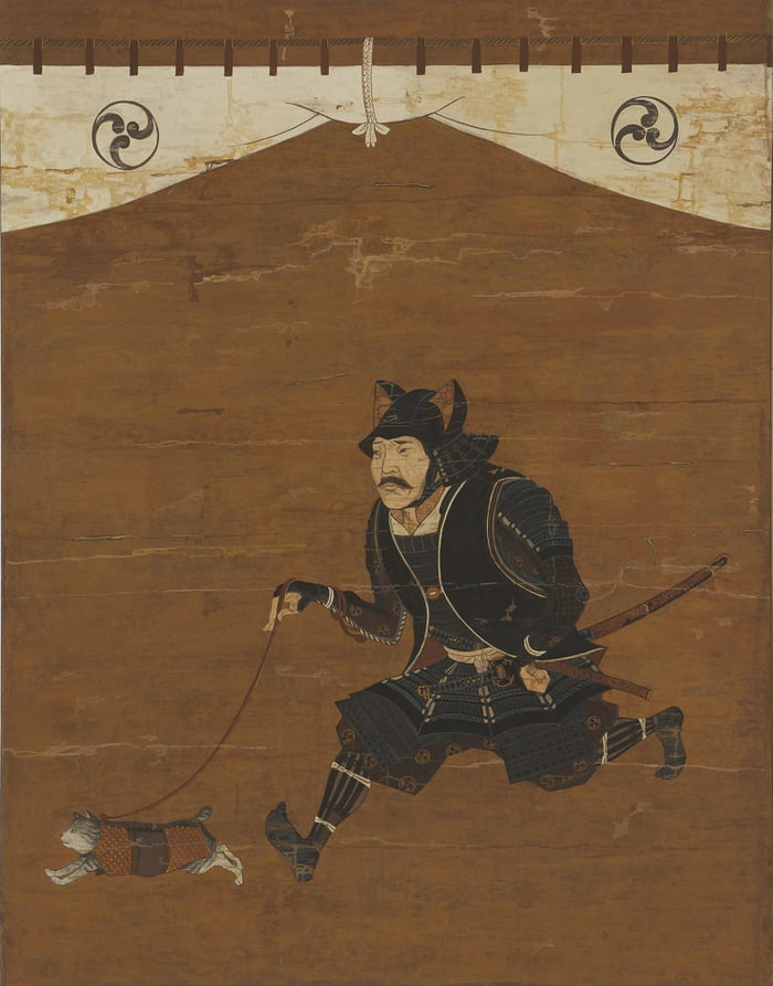 Tetsuya Noguchi - Cat Walk (2020) Samurai Cat - 9GAG