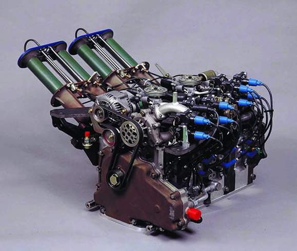 This is the engine of the famous Mazda 787B racecar. The B26b is a 2.6l ...
