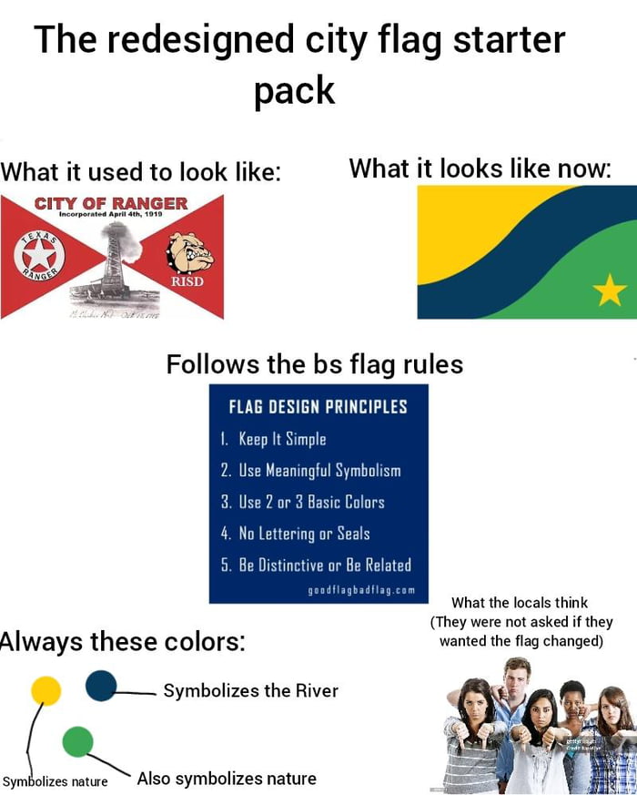 The redesigned city flag starter pack - 9GAG