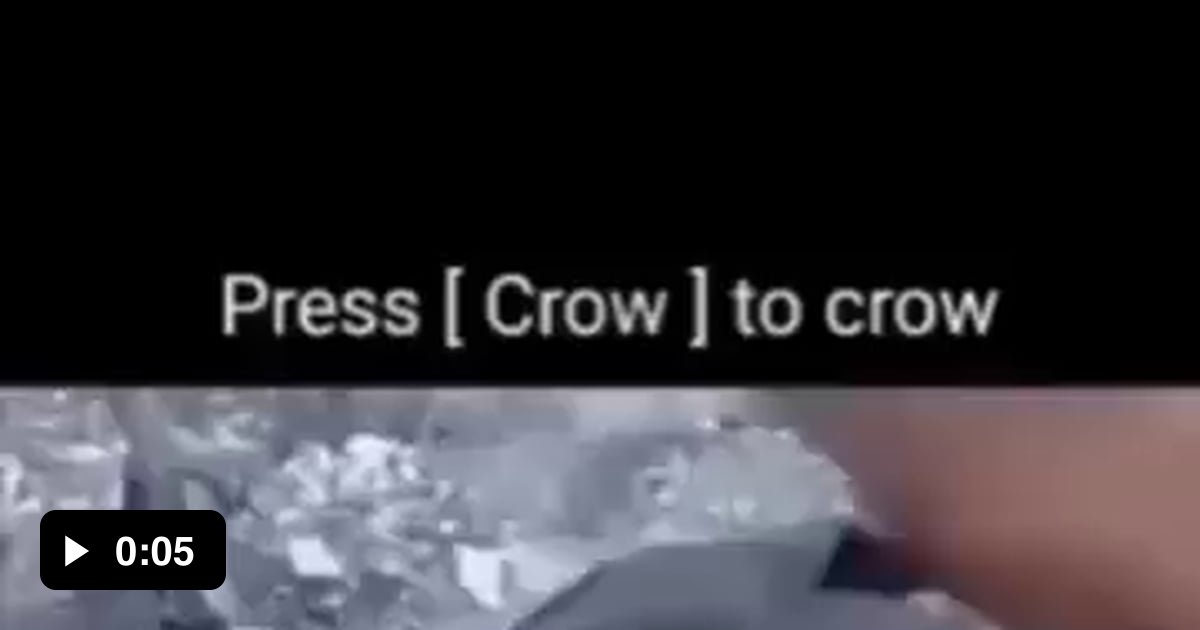 Press to crow - 9GAG
