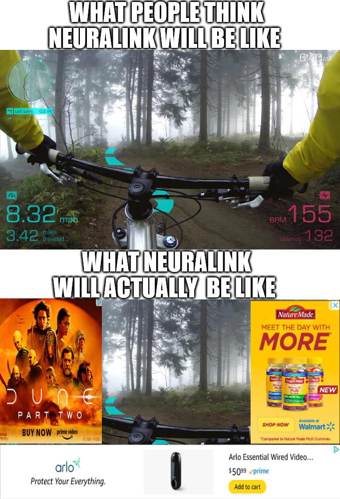 Can't wait to have ads streamed directly to my brain - 9GAG