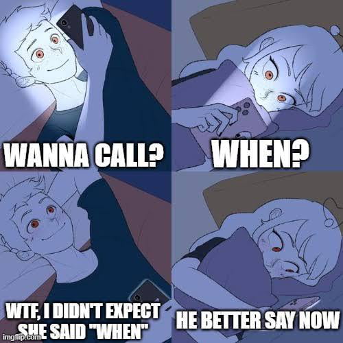 Why hasn't he still called? - 9GAG