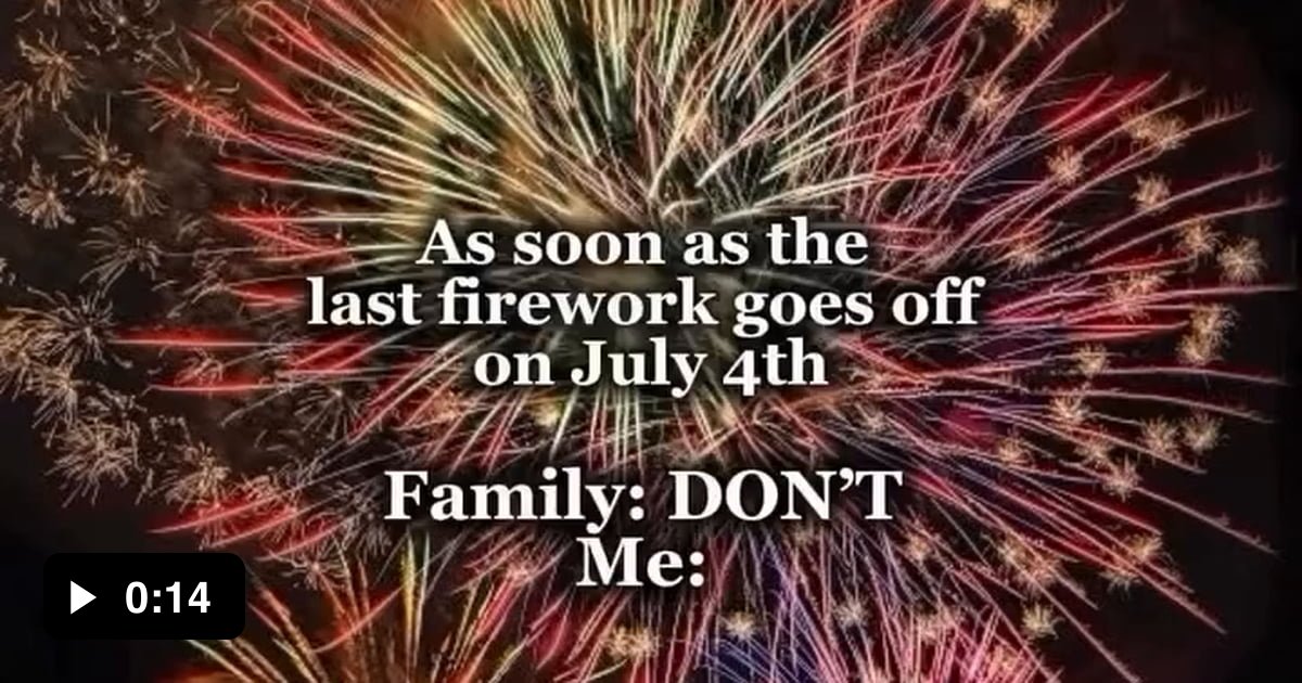 Switching gears the moment the last firework fades. - 9GAG