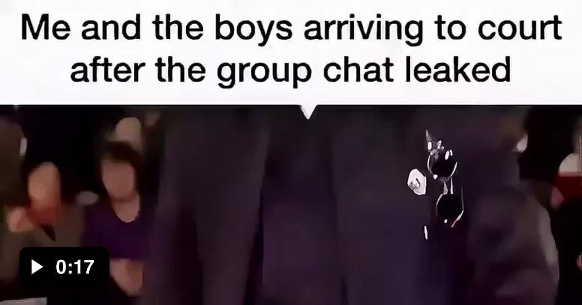 When the group chat leaks and you gotta show up to court like you own the place. - 9GAG