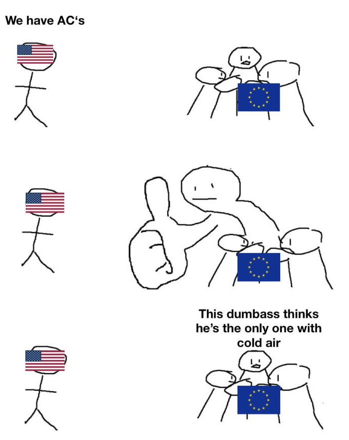 When the heat hits but you think you're the only one with a solution - 9GAG