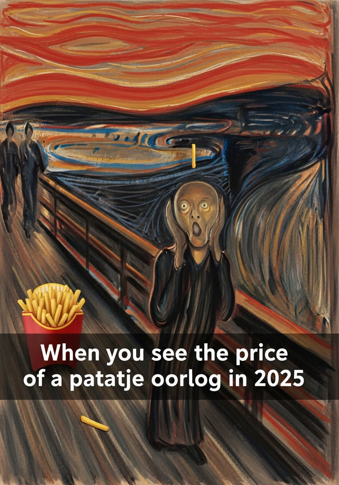 Patatje Oorlog €5,50 - 9GAG