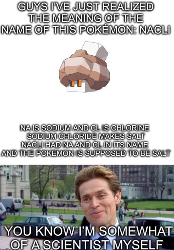 The science behind this Pokemon name is solid. - 9GAG