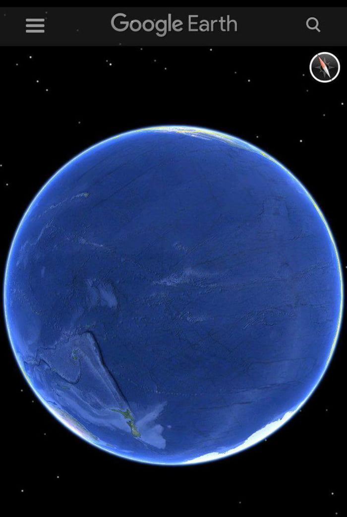 The side of planet Earth we aren't used to seeing. Most people forget ...