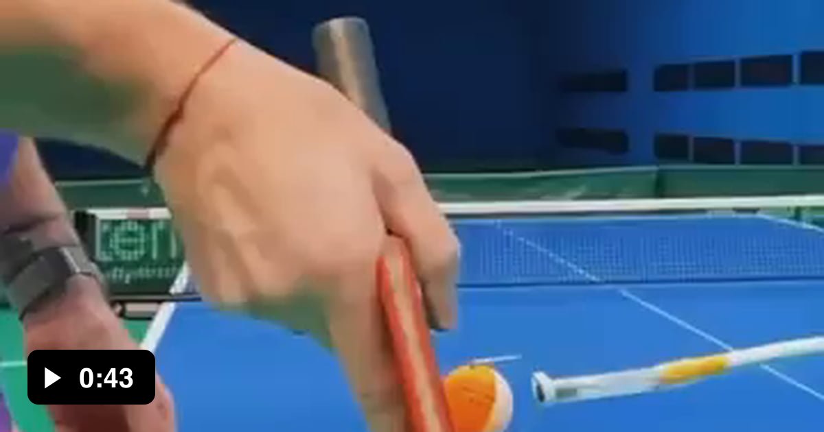 This is How You Can Beat Your Opponent In Ping Pong Everytime - 9GAG