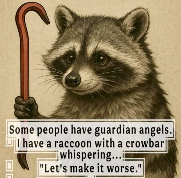 In Raccon I trust The Masked Angel - 9GAG