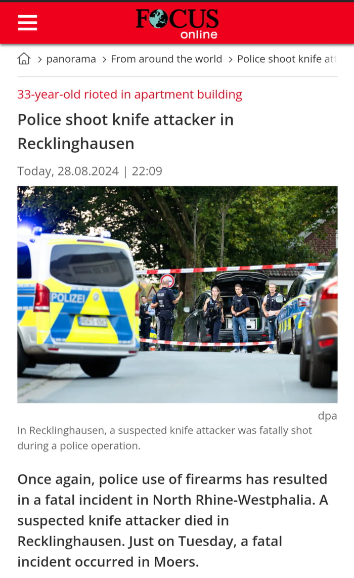 According to the Kleve public prosecutor's office, the 26-year-old "German" was suffering from ...