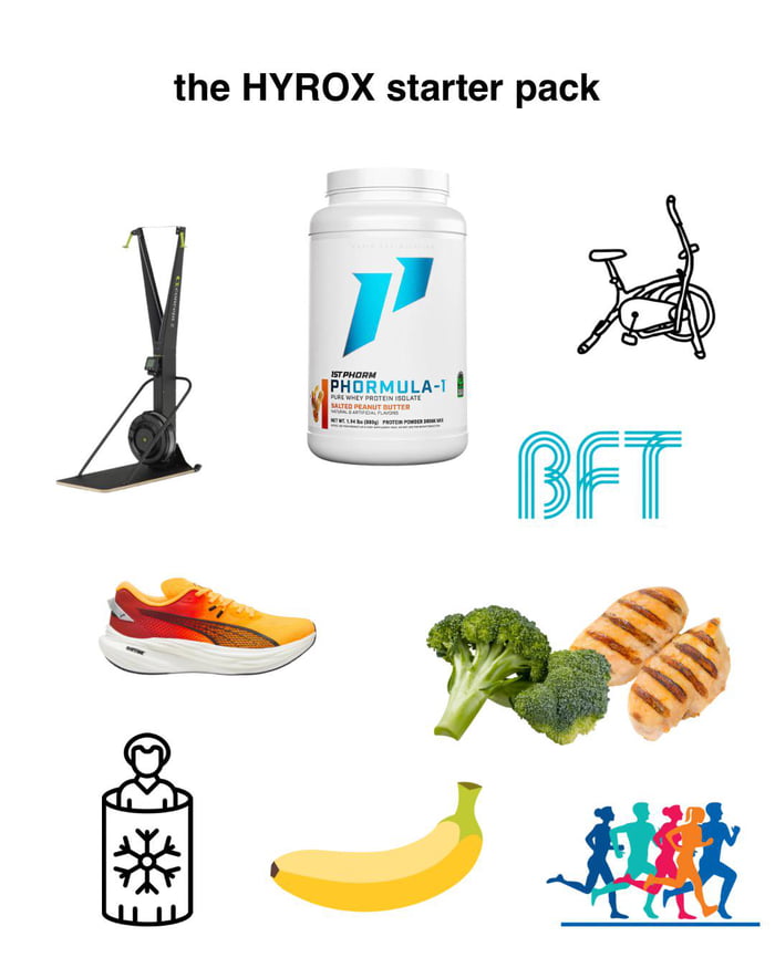 HYROX starter pack - 9GAG