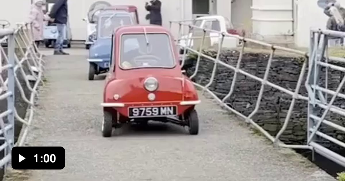 Small, smaller, smallest: A rally celebrating tiny cars was held on the ...