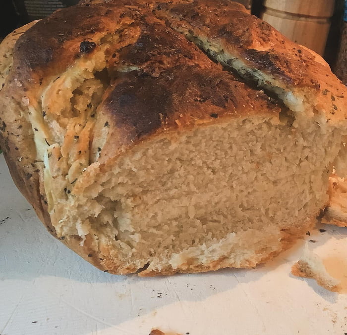 Homemade Olive Oil and Oregano Bread - 9GAG