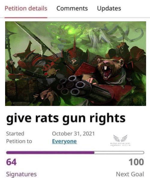 Give rats gun rights - 9GAG