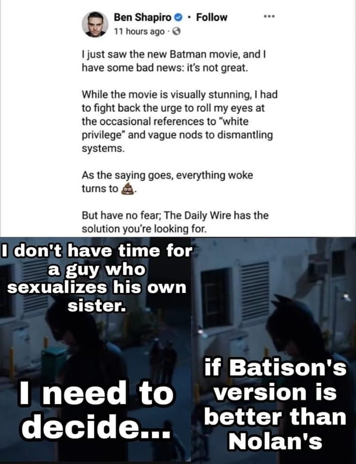 Oh Ben, she has a great rack tho - 9GAG