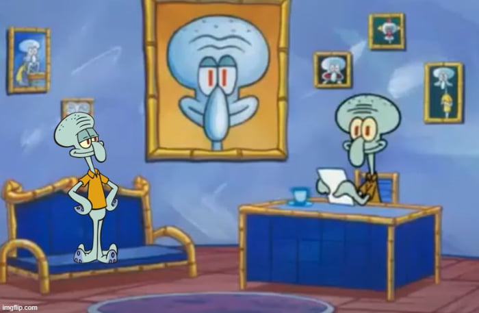 Squidward chat - 9GAG