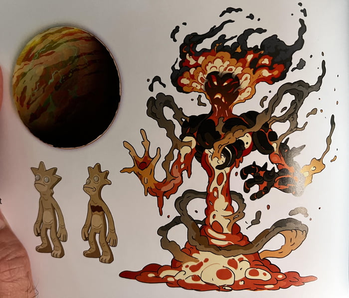 Concept art of Gaia and Rick/Zeus Ricklets kids, actually they have ...