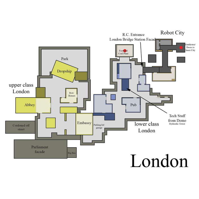 This is an early top-down view of King's Row from Aaron Keller's ...