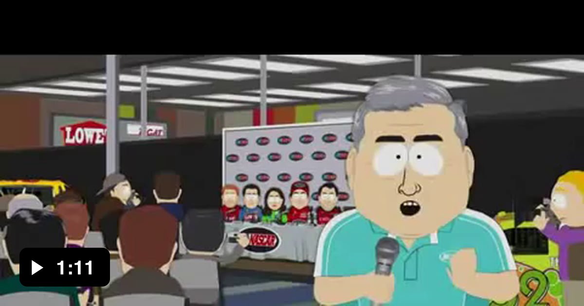 Cartman goes nascar - 9GAG