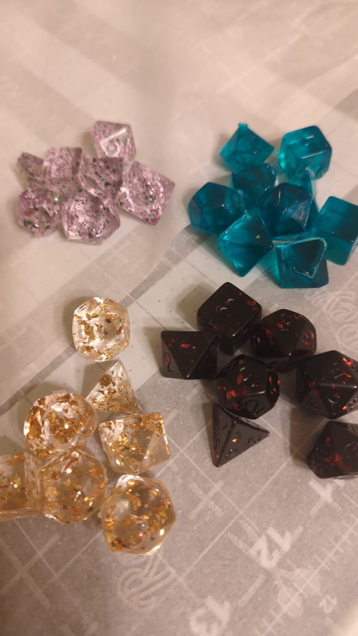 4 new dice sets I just made - 9GAG