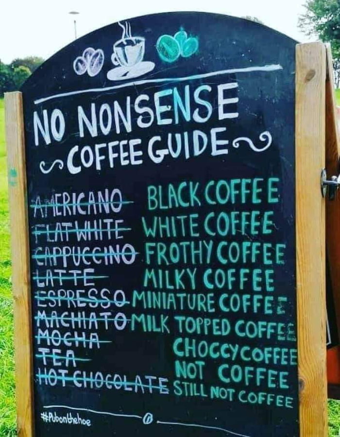 Cafe no nonsense guide - 9GAG