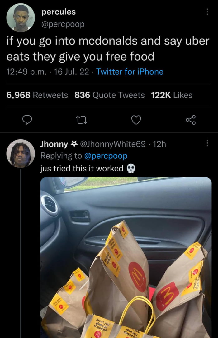 Infinite free food hack - 9GAG