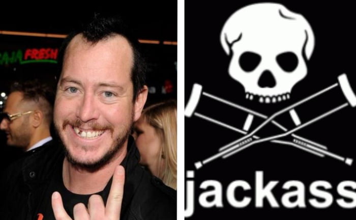 The skull in the logo for the jackass (2002) movies is missing the same ...