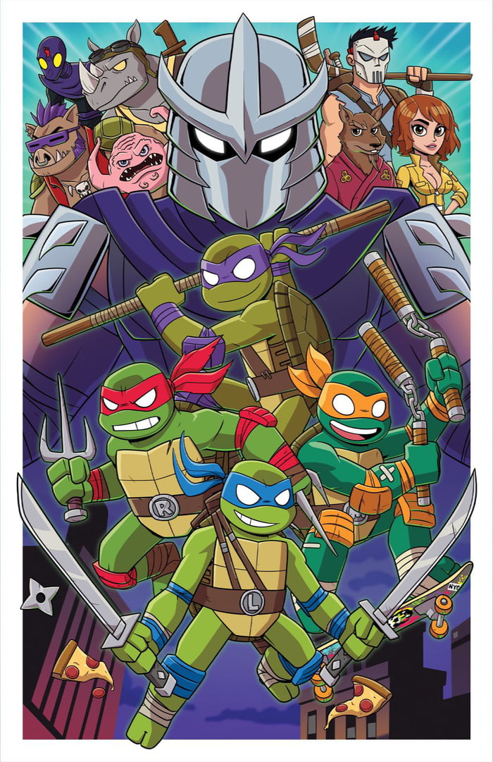 TMNT (Original Artist - Nate Xopher) - 9GAG